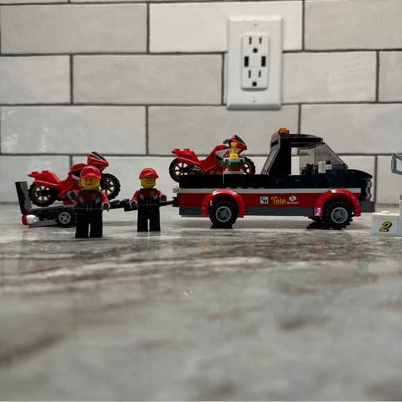 Lego | Toys | Lego 6084 City Racing Bike Transporter Set 99 Complete W ...
